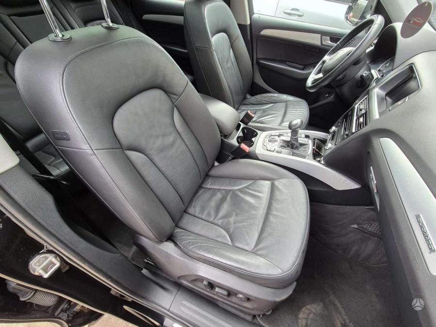 Melns Audi Q5 2015 Viļņa, ar dzinēja tilpumu 1.98 L un nobraukumu 143 tūkst. km par 6900 €, foto 13 vietnē AUTOMOTO.COM.LV