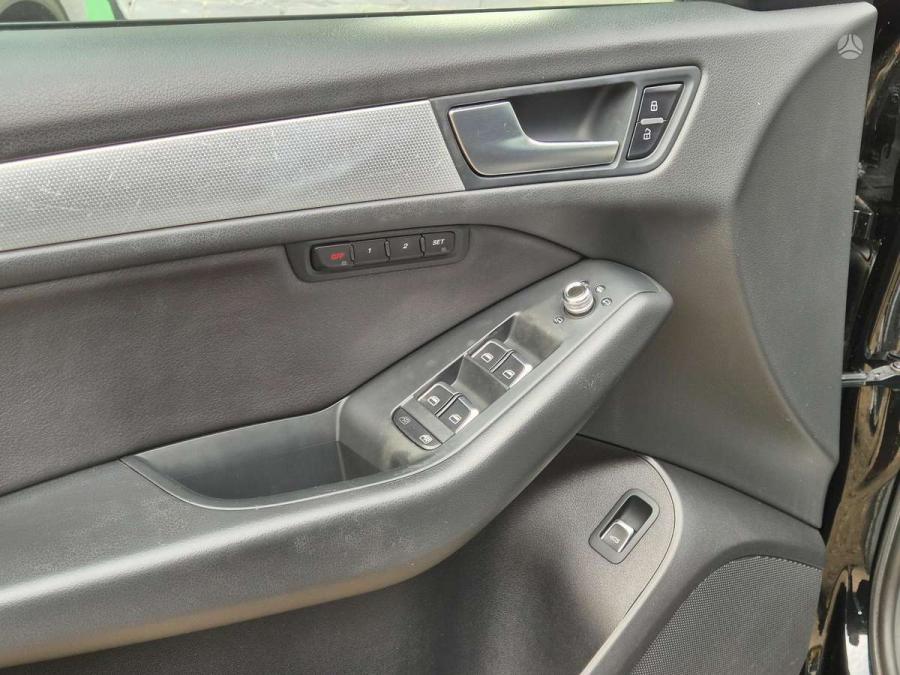 Melns Audi Q5 2015 Viļņa, ar dzinēja tilpumu 1.98 L un nobraukumu 143 tūkst. km par 6900 €, foto 23 vietnē AUTOMOTO.COM.LV