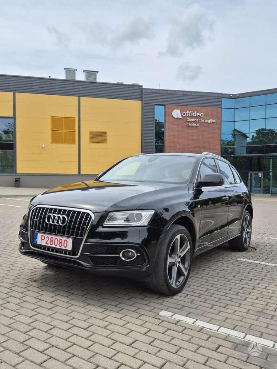 Melns Audi Q5 2015 Šauļi, ar dzinēja tilpumu 1.97 L un nobraukumu 329 tūkst. km par 12800 €, foto 1 vietnē AUTOMOTO.COM.LV
