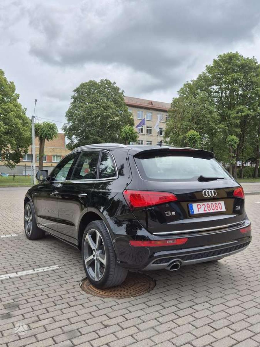 Melns Audi Q5 2015 Šauļi, ar dzinēja tilpumu 1.97 L un nobraukumu 329 tūkst. km par 12800 €, foto 4 vietnē AUTOMOTO.COM.LV