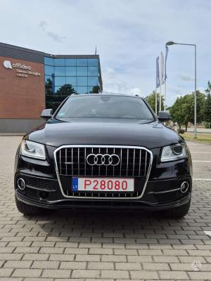 Melns Audi Q5 2015 Šauļi, ar dzinēja tilpumu 1.97 L un nobraukumu 329 tūkst. km par 12800 €, foto 9 vietnē AUTOMOTO.COM.LV