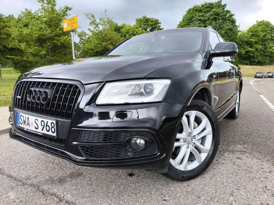 Melns Audi Q5 2015 Viļņa, ar dzinēja tilpumu 1.97 L un nobraukumu 210 tūkst. km par 12800 €, foto 1 vietnē AUTOMOTO.COM.LV
