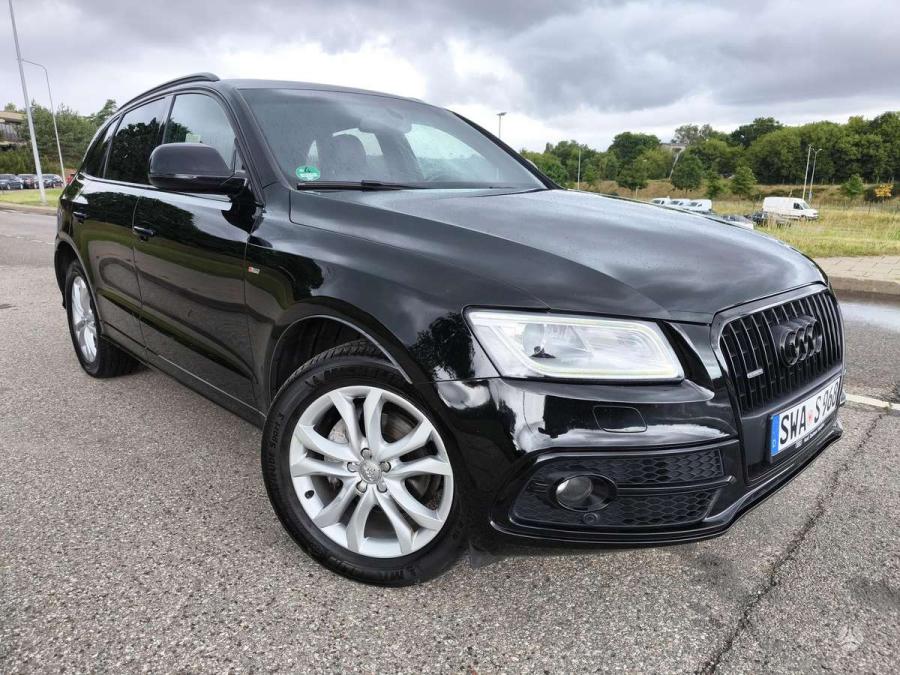 Melns Audi Q5 2015 Viļņa, ar dzinēja tilpumu 1.97 L un nobraukumu 210 tūkst. km par 12800 €, foto 5 vietnē AUTOMOTO.COM.LV