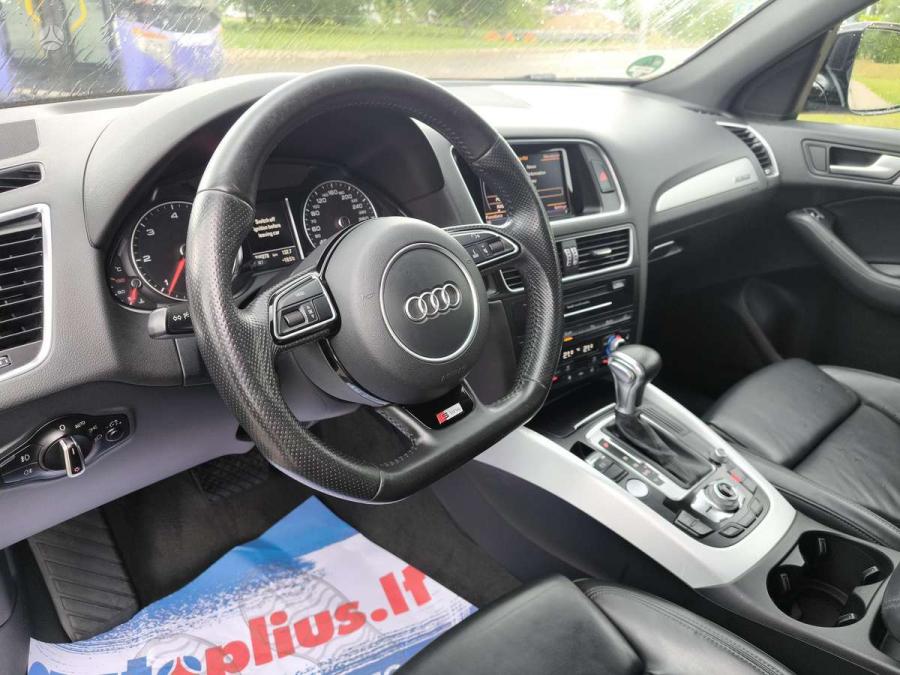 Melns Audi Q5 2015 Viļņa, ar dzinēja tilpumu 1.97 L un nobraukumu 210 tūkst. km par 12800 €, foto 14 vietnē AUTOMOTO.COM.LV