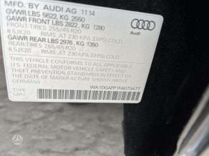 Black Audi Q5 2015 in Vilnius, with an engine capacity of 3.00 L and mileage of 156 thousand km for 6900 €, photo 25 on AUTOMOTO.COM.LV