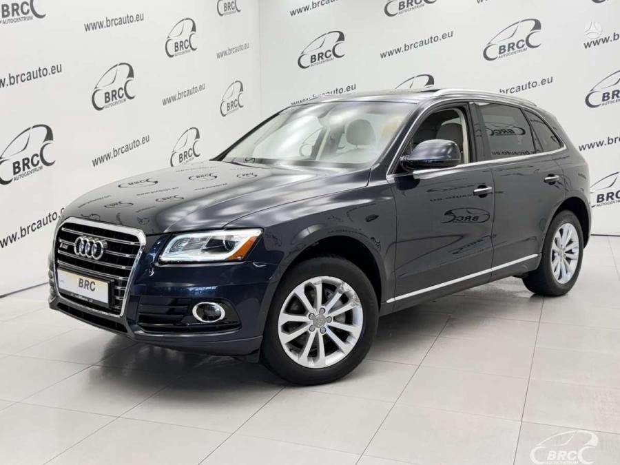 Black Audi Q5 2015 in Vilnius, with an engine capacity of 1.98 L and mileage of 127 thousand km for 12900 €, photo 1 on AUTOMOTO.COM.LV