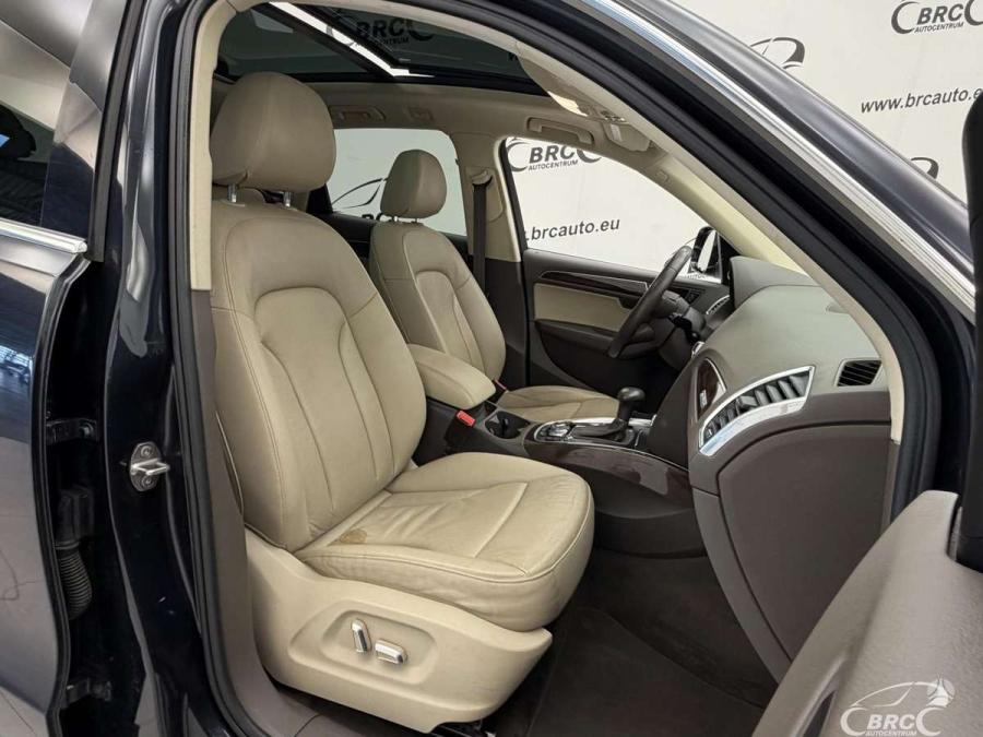 Black Audi Q5 2015 in Vilnius, with an engine capacity of 1.98 L and mileage of 127 thousand km for 12900 €, photo 9 on AUTOMOTO.COM.LV