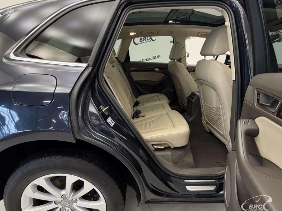 Black Audi Q5 2015 in Vilnius, with an engine capacity of 1.98 L and mileage of 127 thousand km for 12900 €, photo 12 on AUTOMOTO.COM.LV