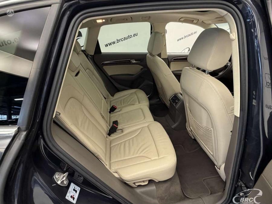 Black Audi Q5 2015 in Vilnius, with an engine capacity of 1.98 L and mileage of 127 thousand km for 12900 €, photo 13 on AUTOMOTO.COM.LV