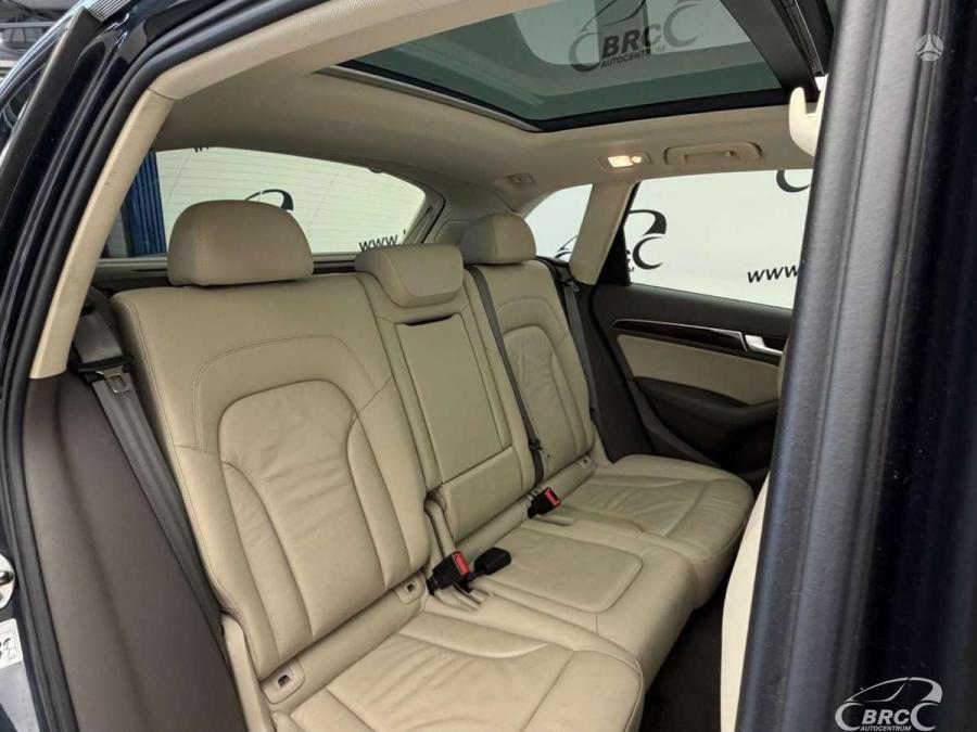 Black Audi Q5 2015 in Vilnius, with an engine capacity of 1.98 L and mileage of 127 thousand km for 12900 €, photo 14 on AUTOMOTO.COM.LV