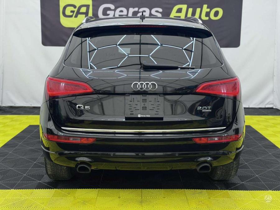 Black Audi Q5 2015 in Vilnius, with an engine capacity of 1.98 L and mileage of 192 thousand km for 11999 €, photo 6 on AUTOMOTO.COM.LV