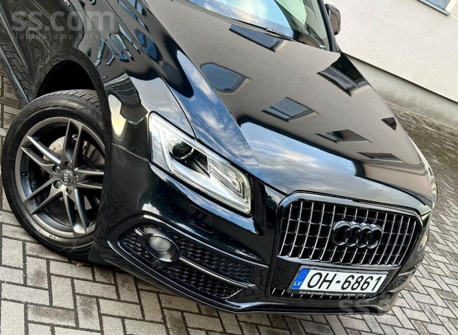 Black Audi Q5 2015 in Jelgava, with an engine capacity of 2.00 L and mileage of 173 thousand km for 13000 €, photo 1 on AUTOMOTO.COM.LV