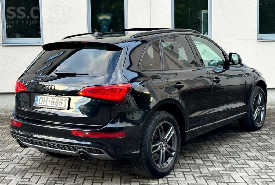 Black Audi Q5 2015 in Jelgava, with an engine capacity of 2.00 L and mileage of 173 thousand km for 13000 €, photo 3 on AUTOMOTO.COM.LV