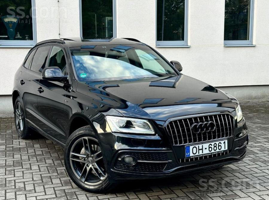 Black Audi Q5 2015 in Jelgava, with an engine capacity of 2.00 L and mileage of 173 thousand km for 13000 €, photo 6 on AUTOMOTO.COM.LV