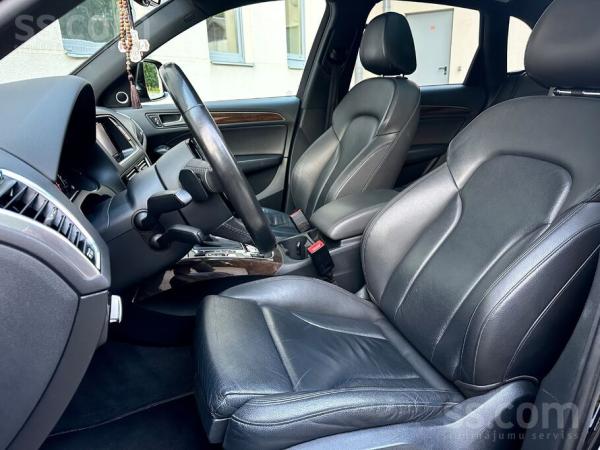 Black Audi Q5 2015 in Jelgava, with an engine capacity of 2.00 L and mileage of 173 thousand km for 13000 €, photo 8 on AUTOMOTO.COM.LV