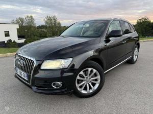 Melns Audi Q5 2015 Tauragė, ar dzinēja tilpumu 1.97 L un nobraukumu 210 tūkst. km par 12900 €, foto  vietnē AUTOMOTO.COM.LV