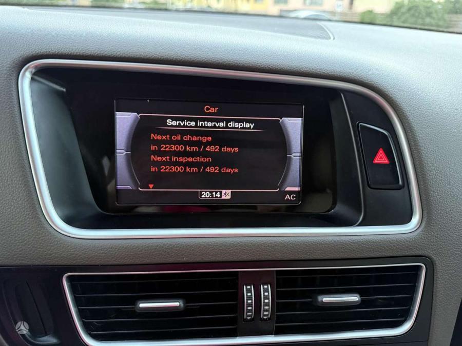 Черный Ауди Ку 5 2015 в Таураге, объемом двигателя 1.97 л и пробегом 210 тыс. км за 12900 €, фото 22 на AUTOMOTO.COM.LV