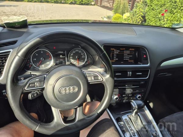 Black Audi Q5 2015 in Cesis, with an engine capacity of 2.00 L and mileage of 394 thousand km for 12500 €, photo 6 on AUTOMOTO.COM.LV