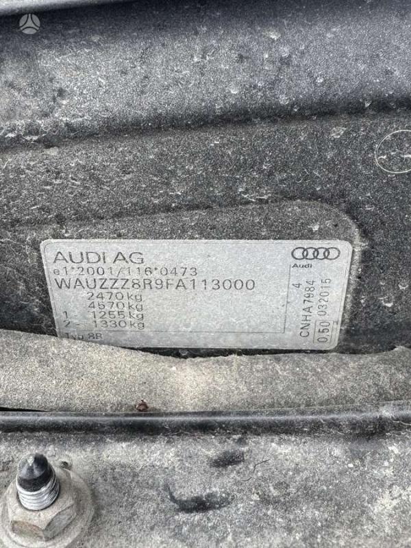 Черный Ауди Ку 5 2015 в Каунас, объемом двигателя 1.97 л и пробегом 285 тыс. км за 13999 €, фото 11 на AUTOMOTO.COM.LV
