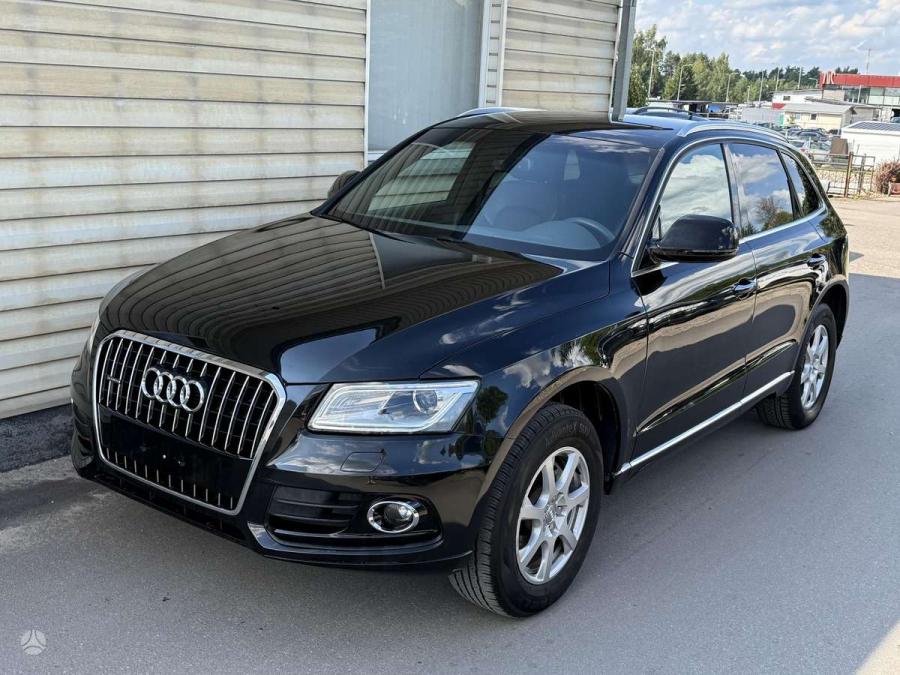 Black Audi Q5 2015 in Utena, with an engine capacity of 1.97 L and mileage of 182 thousand km for 12990 €, photo 3 on AUTOMOTO.COM.LV