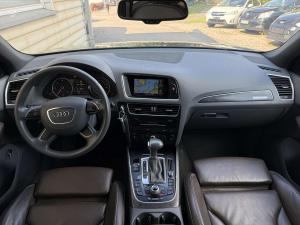 Black Audi Q5 2015 in Utena, with an engine capacity of 1.97 L and mileage of 182 thousand km for 12990 €, photo 12 on AUTOMOTO.COM.LV