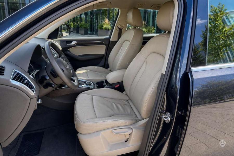 Melns Audi Q5 2015 Viļņa, ar dzinēja tilpumu 2.00 L un nobraukumu 260 tūkst. km par 12750 €, foto 6 vietnē AUTOMOTO.COM.LV