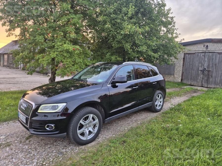 Black Audi Q5 2015 in Cesis, with an engine capacity of 2.00 L and mileage of 395 thousand km for 12200 €, photo 3 on AUTOMOTO.COM.LV
