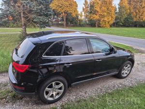 Black Audi Q5 2015 in Cesis, with an engine capacity of 2.00 L and mileage of 395 thousand km for 12200 €, photo 5 on AUTOMOTO.COM.LV