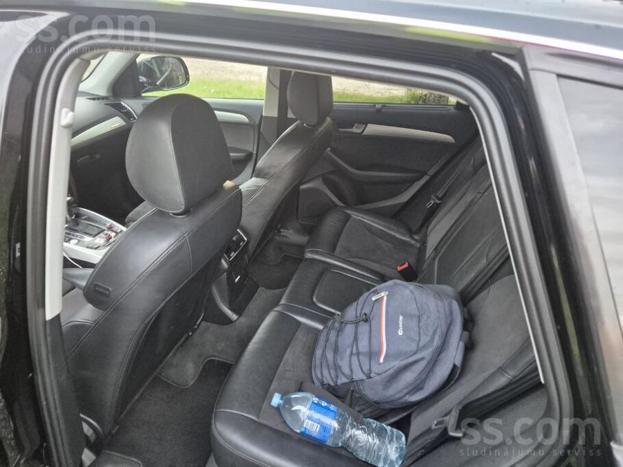 Black Audi Q5 2015 in Cesis, with an engine capacity of 2.00 L and mileage of 395 thousand km for 12200 €, photo 7 on AUTOMOTO.COM.LV