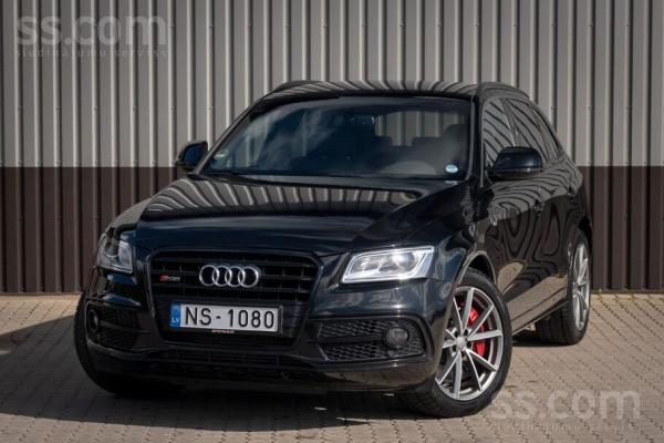 Audi Q5 2015 in Talsi on AUTOMOTO.COM.LV Black Audi Q5 2015 in Talsi, with an engine capacity of 3.00 L and mileage of 250 thousand km for 16450 €, photo 4 on AUTOMOTO.COM.LV