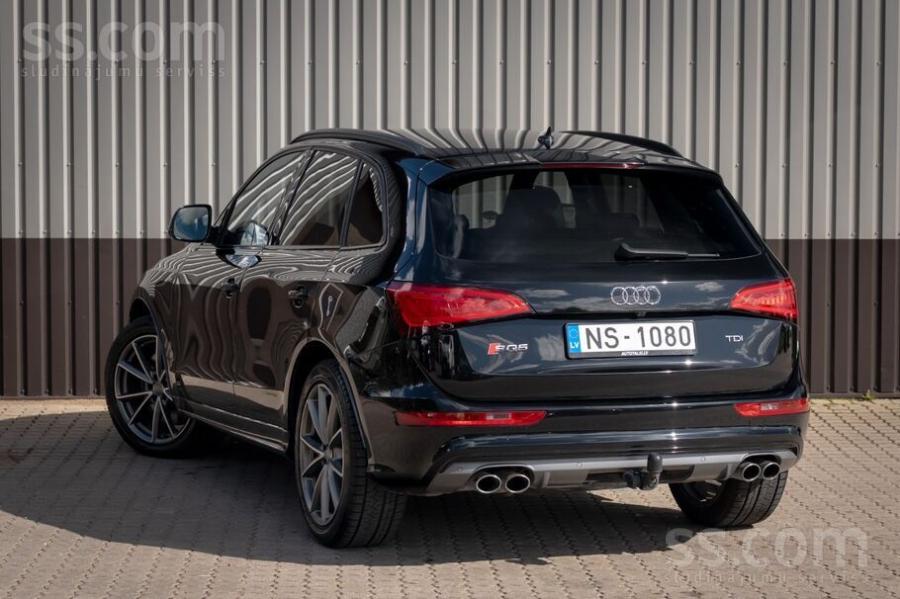 Black Audi Q5 2015 in Talsi, with an engine capacity of 3.00 L and mileage of 250 thousand km for 16450 €, photo 5 on AUTOMOTO.COM.LV