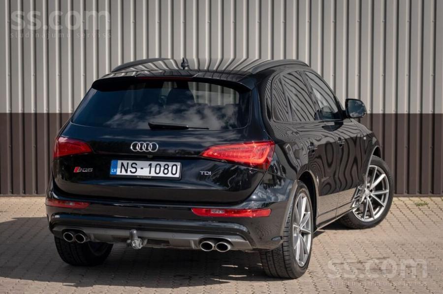 Black Audi Q5 2015 in Talsi, with an engine capacity of 3.00 L and mileage of 250 thousand km for 16450 €, photo 8 on AUTOMOTO.COM.LV