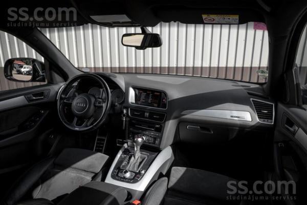 Audi Q5 2015 in Talsi on AUTOMOTO.COM.LV Black Audi Q5 2015 in Talsi, with an engine capacity of 3.00 L and mileage of 250 thousand km for 16450 €, photo 9 on AUTOMOTO.COM.LV