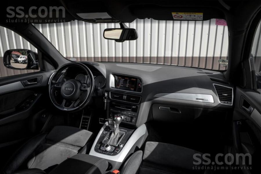 Black Audi Q5 2015 in Talsi, with an engine capacity of 3.00 L and mileage of 250 thousand km for 16450 €, photo 9 on AUTOMOTO.COM.LV