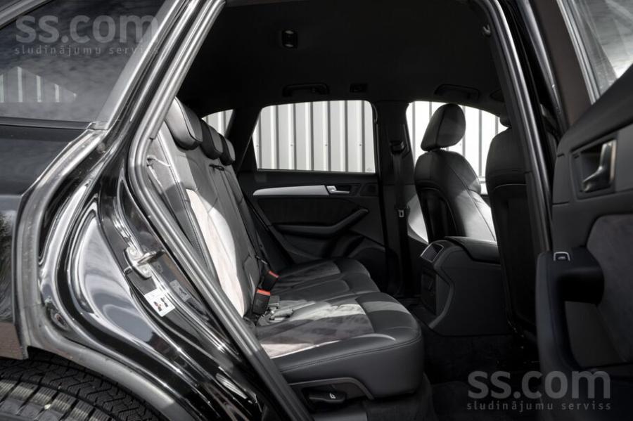 Black Audi Q5 2015 in Talsi, with an engine capacity of 3.00 L and mileage of 250 thousand km for 16450 €, photo 12 on AUTOMOTO.COM.LV