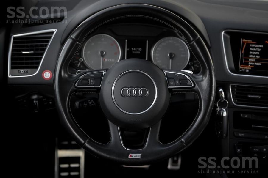 Black Audi Q5 2015 in Talsi, with an engine capacity of 3.00 L and mileage of 250 thousand km for 16450 €, photo 20 on AUTOMOTO.COM.LV