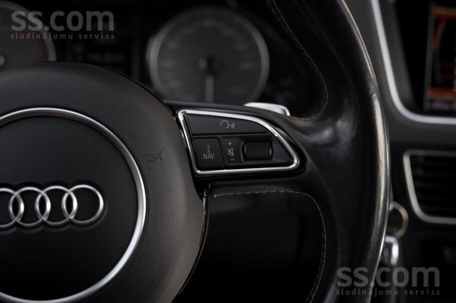 Black Audi Q5 2015 in Talsi, with an engine capacity of 3.00 L and mileage of 250 thousand km for 16450 €, photo 21 on AUTOMOTO.COM.LV