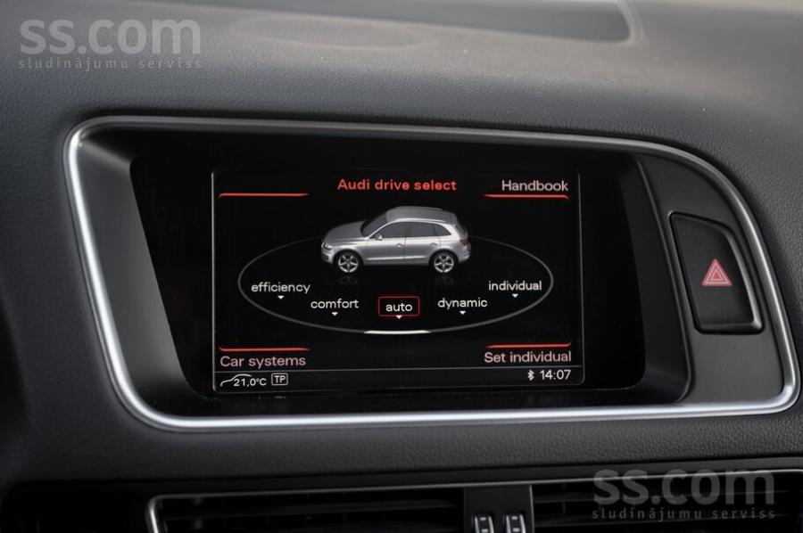 Black Audi Q5 2015 in Talsi, with an engine capacity of 3.00 L and mileage of 250 thousand km for 16450 €, photo 27 on AUTOMOTO.COM.LV