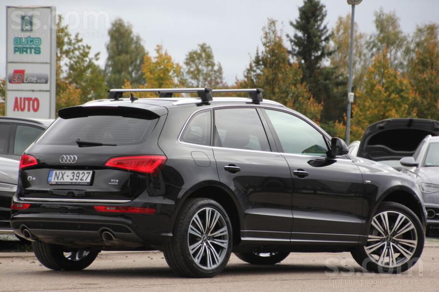 Black Audi Q5 2015 in Tukums, with an engine capacity of 3.00 L and mileage of 282 thousand km for 12800 €, photo 3 on AUTOMOTO.COM.LV