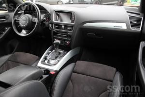Black Audi Q5 2015 in Tukums, with an engine capacity of 3.00 L and mileage of 282 thousand km for 12800 €, photo 6 on AUTOMOTO.COM.LV