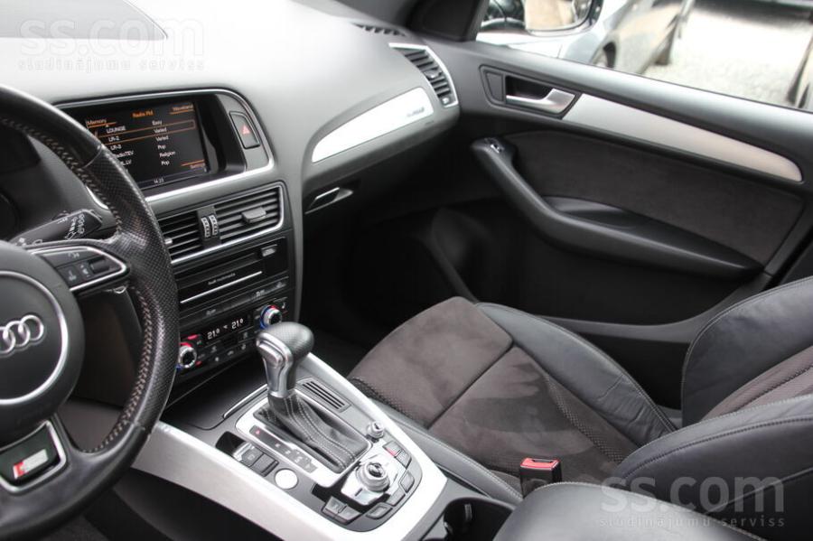 Black Audi Q5 2015 in Tukums, with an engine capacity of 3.00 L and mileage of 282 thousand km for 12800 €, photo 8 on AUTOMOTO.COM.LV