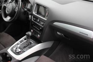 Black Audi Q5 2015 in Tukums, with an engine capacity of 3.00 L and mileage of 282 thousand km for 12800 €, photo 9 on AUTOMOTO.COM.LV