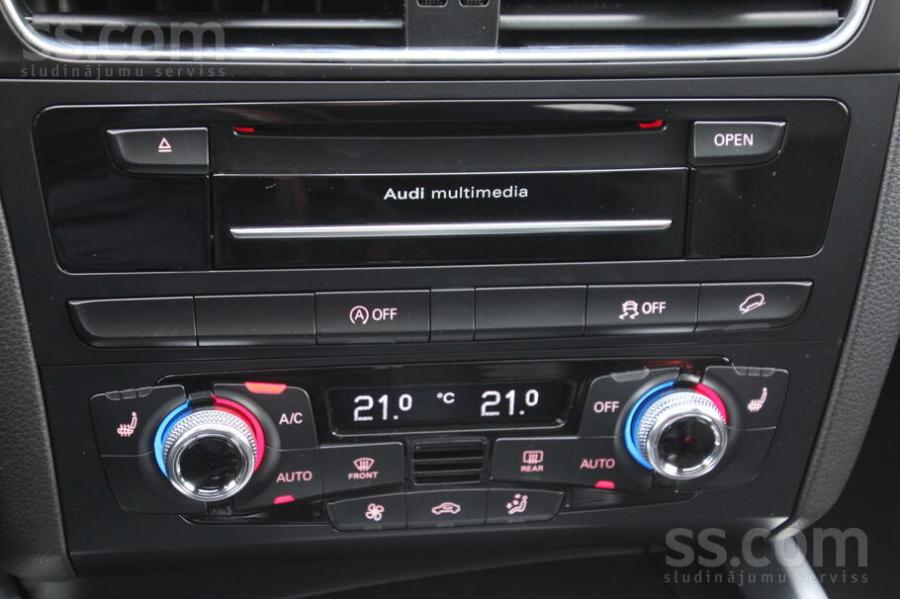 Black Audi Q5 2015 in Tukums, with an engine capacity of 3.00 L and mileage of 282 thousand km for 12800 €, photo 14 on AUTOMOTO.COM.LV