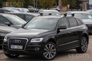 Black Audi Q5 2015 in Tukums, with an engine capacity of 3.00 L and mileage of 282 thousand km for 12800 €, photo 19 on AUTOMOTO.COM.LV