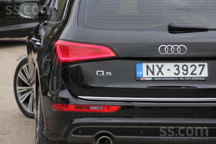 Black Audi Q5 2015 in Tukums, with an engine capacity of 3.00 L and mileage of 282 thousand km for 12800 €, photo 27 on AUTOMOTO.COM.LV