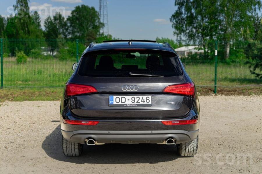 Black Audi Q5 2016 in Riga, with an engine capacity of 3.00 L and mileage of 0 thousand km for 14500 €, photo 5 on AUTOMOTO.COM.LV