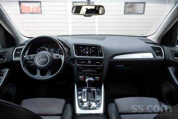 Black Audi Q5 2016 in Jelgava, with an engine capacity of 3.00 L and mileage of 213 thousand km for 16500 €, photo 8 on AUTOMOTO.COM.LV