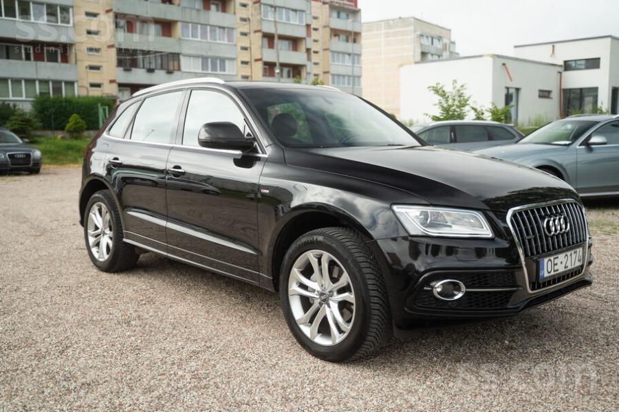 Black Audi Q5 2016 in Liepaja, with an engine capacity of 2.00 L and mileage of 22 thousand km for 13900 €, photo 3 on AUTOMOTO.COM.LV