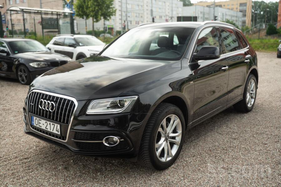Black Audi Q5 2016 in Liepaja, with an engine capacity of 2.00 L and mileage of 22 thousand km for 13900 €, photo 9 on AUTOMOTO.COM.LV