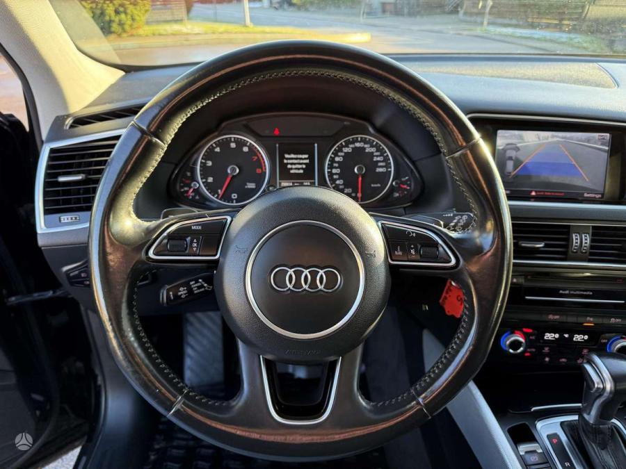 Black Audi Q5 2016 in Taurage, with an engine capacity of 1.98 L and mileage of 250 thousand km for 13200 €, photo 24 on AUTOMOTO.COM.LV
